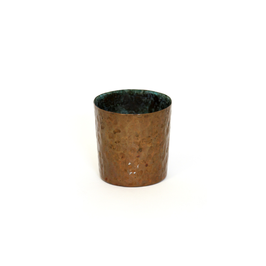 Small Hammered Copper Cup – Shop At Gibson