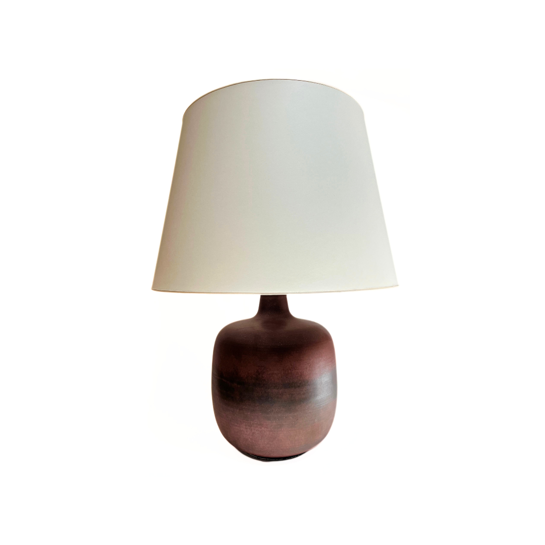 Dark Rust Ceramic Table Lamp – Shop At Gibson